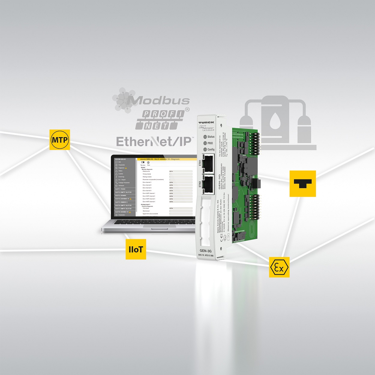 Turck Banner aggiorna i gateway Ethernet excom - ITIS Magazine